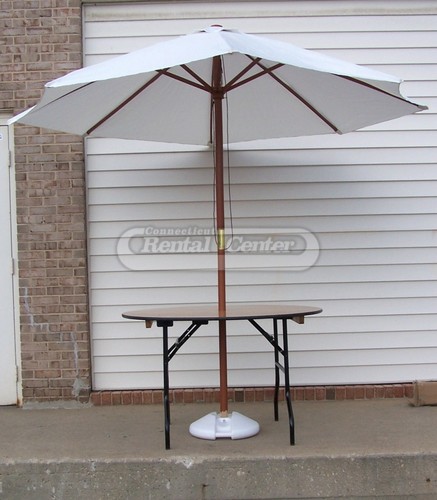 Rent 48" Umbrella Table with Market Umbrella from CT Rental Center