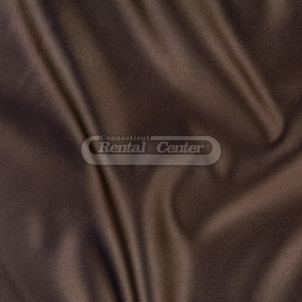 Rent Brown Matte Satin from CT Rental Center