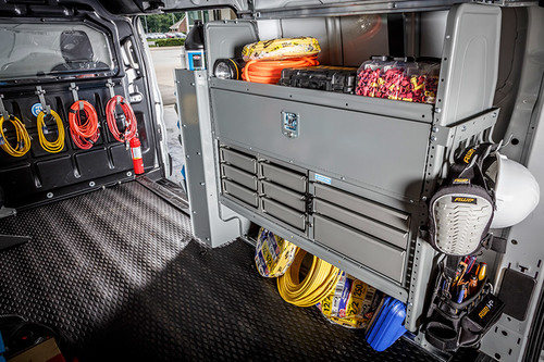 Electrician Van Interiors in Connecticut | CT Truck & Van